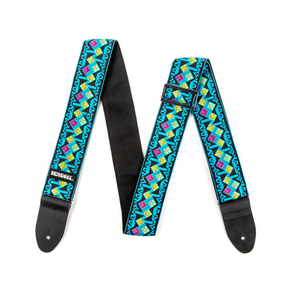 Jim Dunlop JH14 Jimi Hendrix Live In Maui Guitar Strap, Blue Diamonds ...